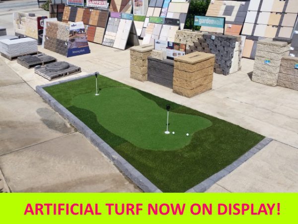 Artificial turf display | Warner Garden Centre